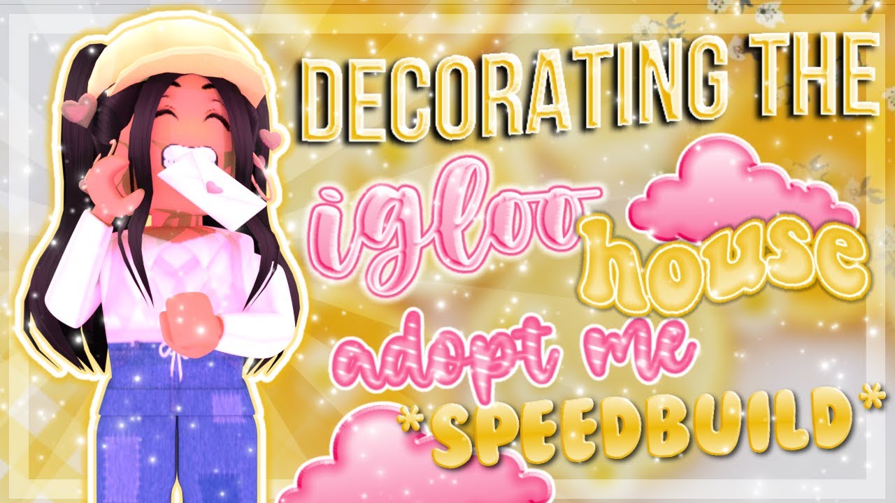 Decorating The *NEW* Igloo House // Strawberry Themed Adopt Me ...