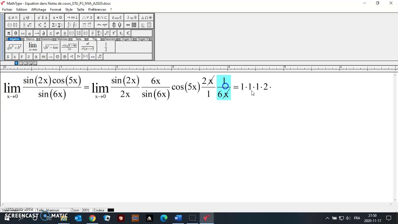 Limites des fonctions trigonométriques (formes indéterminées) - YouTube