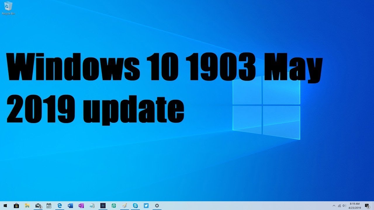 How To Get Windows 10 1903 May 2019 Update Before OTA! - YouTube