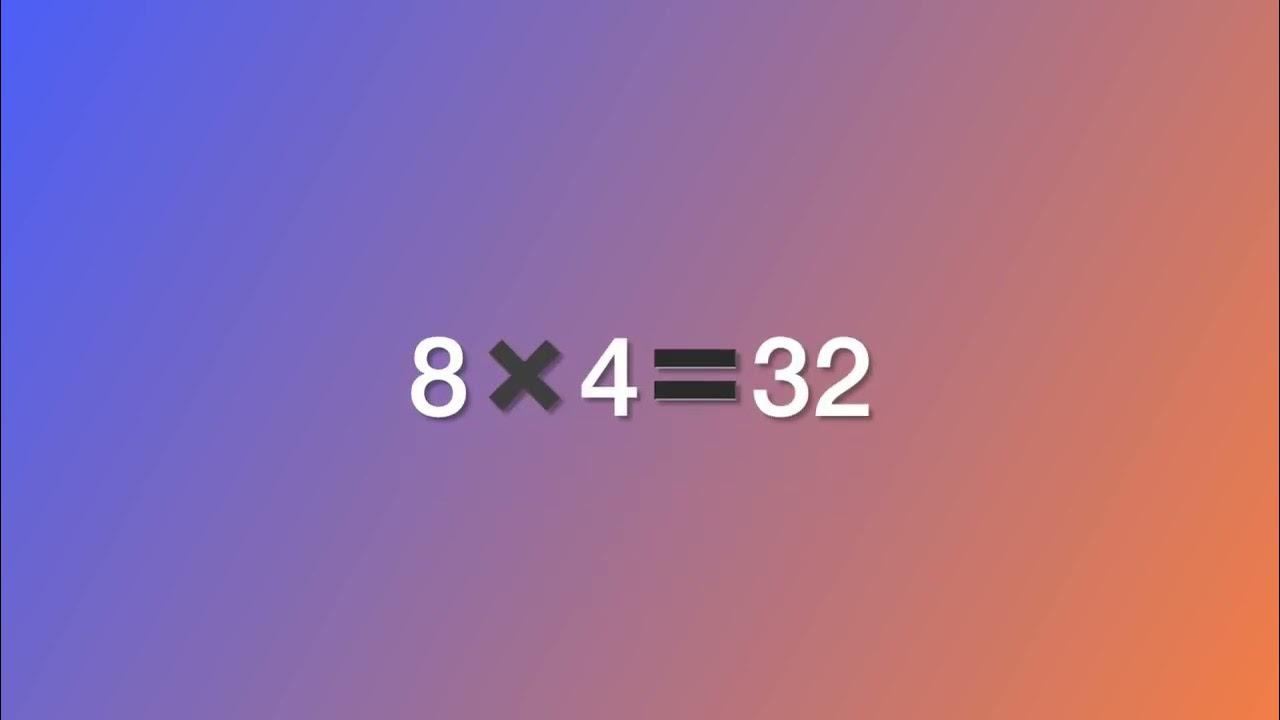 Multiply by 8s - Flash Cards - YouTube