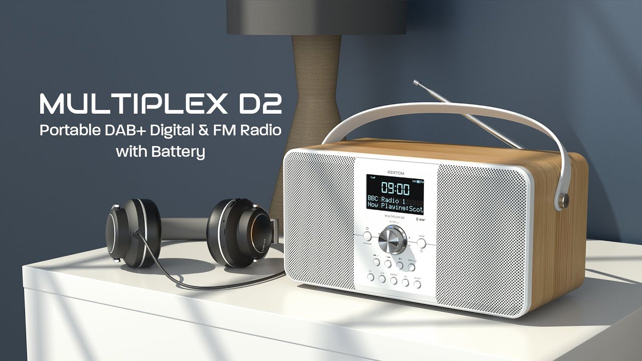 Multiplex D2 | Portable DAB+ & FM Radio with Battery | - YouTube