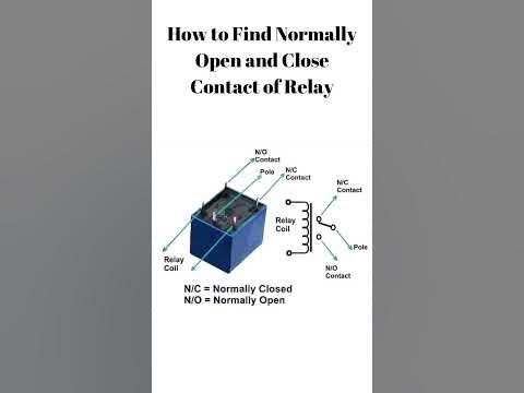How to Find Normally Open and Close Contact of Relay - YouTube