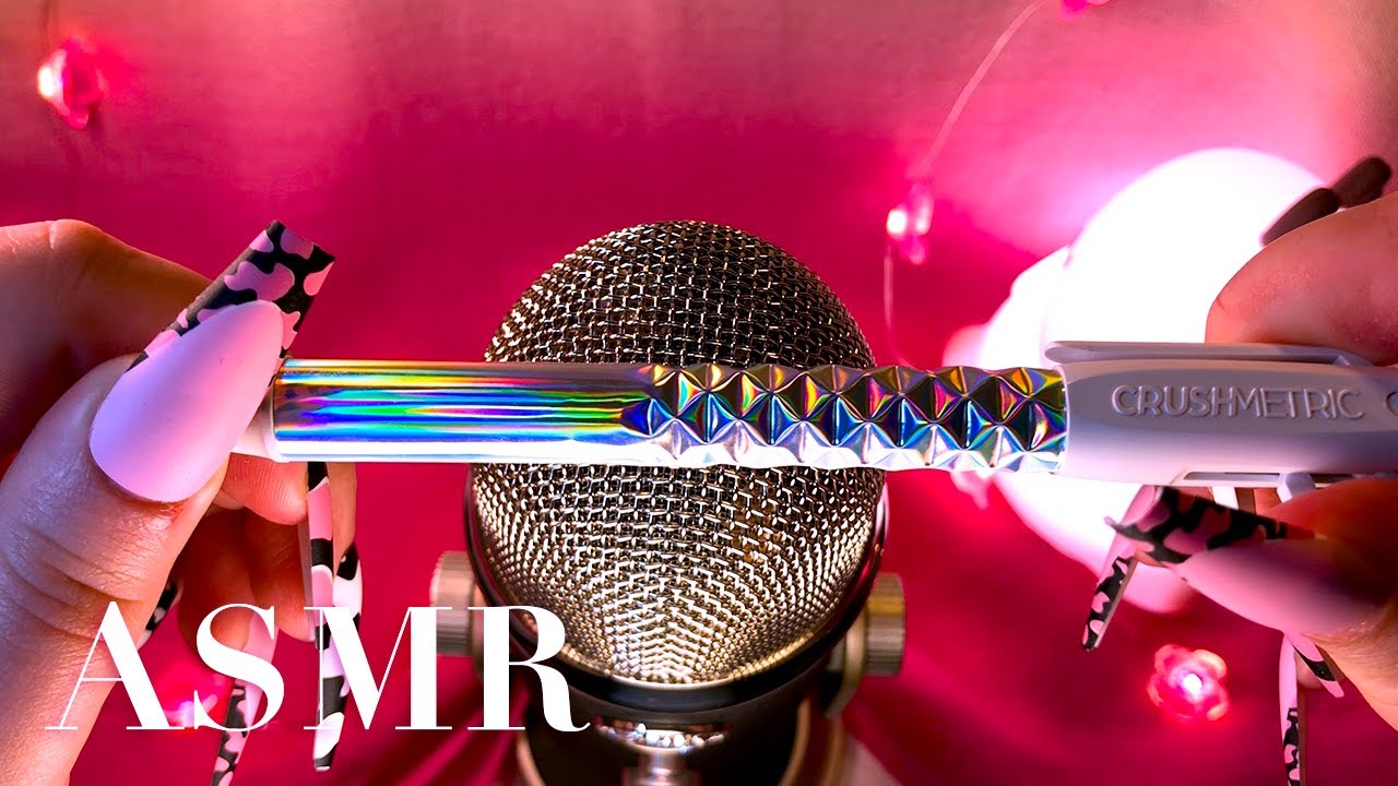 ASMR Crinkly Crushmatic Pen!!! - YouTube