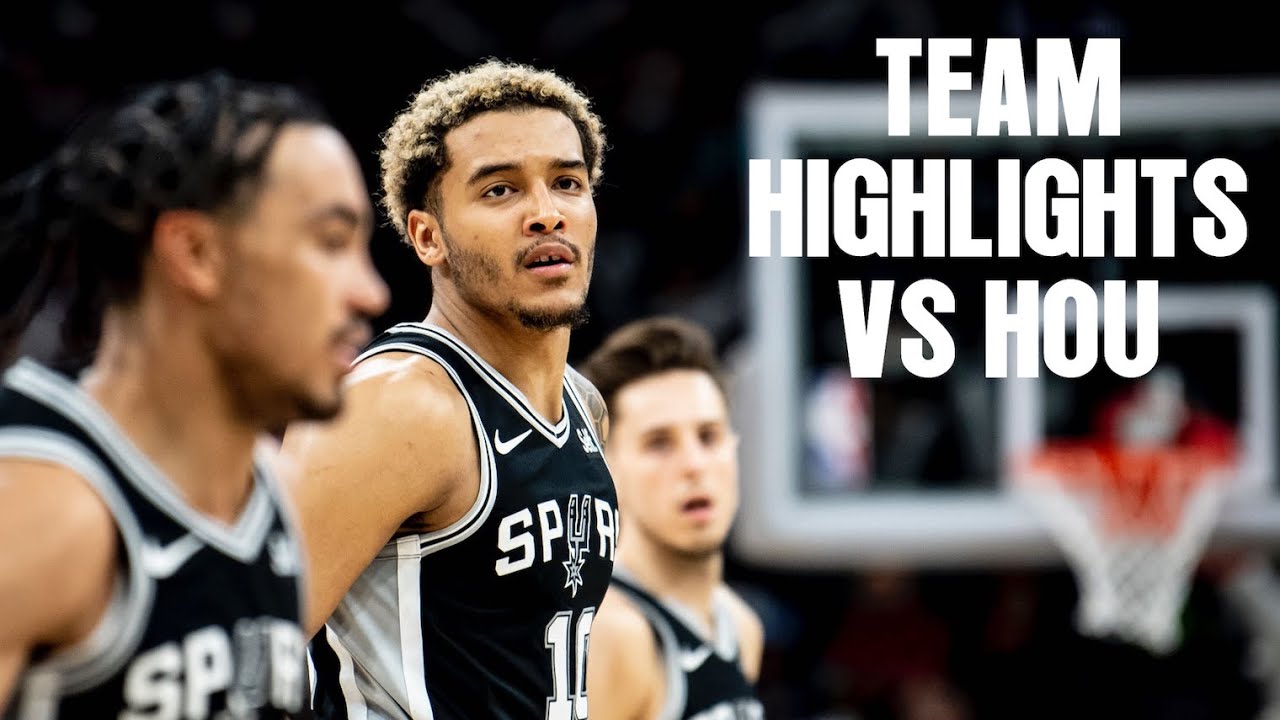 San Antonio Spurs Highlights vs. Houston Rockets | 3.12.2024 - YouTube