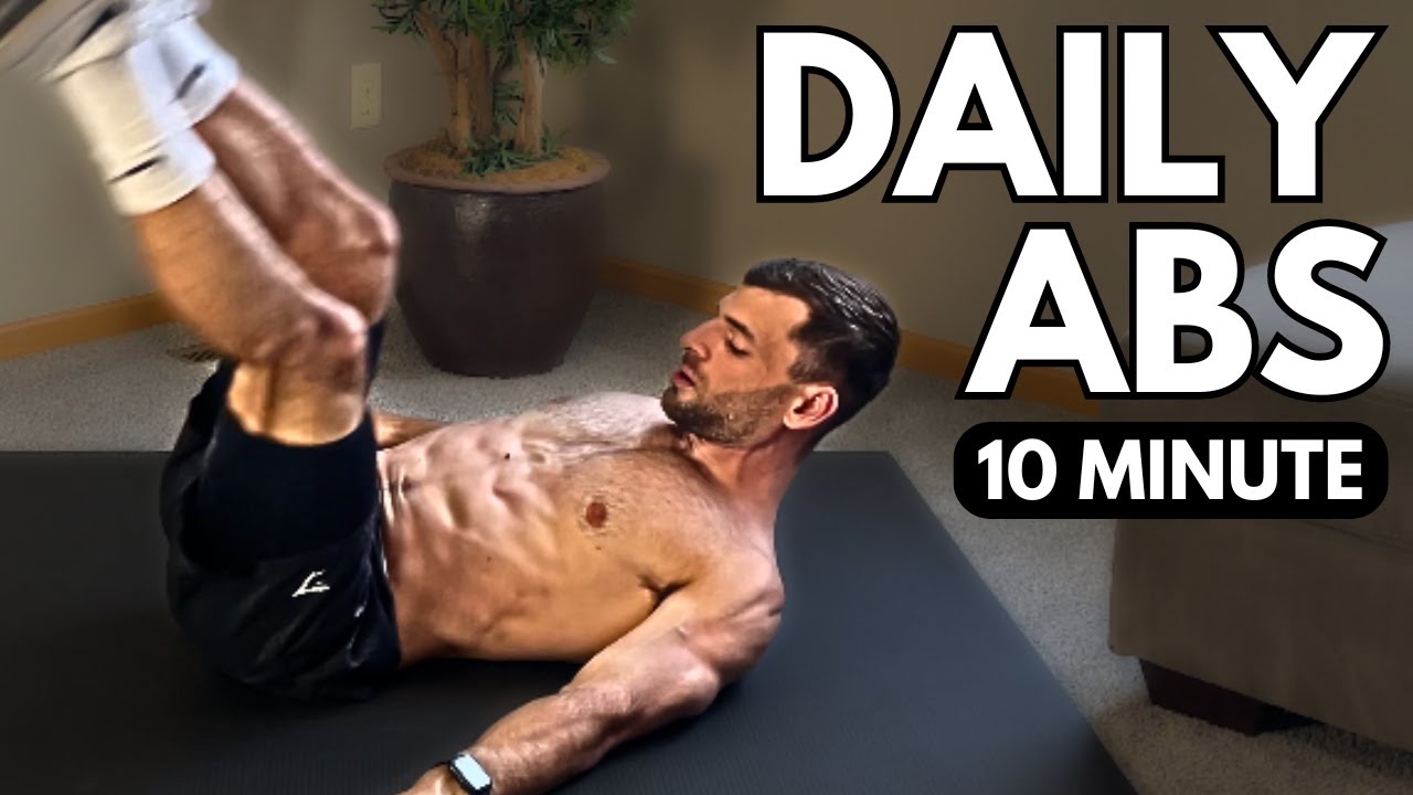 10 Min Daily Abs Workout for Men at Home - YouTube