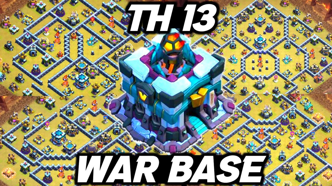 Best TH13 High Rating Base Layouts 2025 | Trophy, War & Hybrid Designs ...
