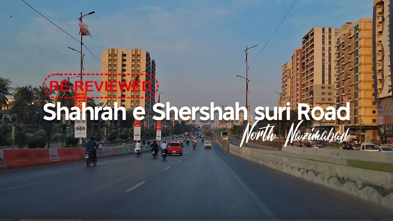 Shahrah e shershah suri | Part 1| North Nazimabad | Karachi Street View | 17th November 2023 ...