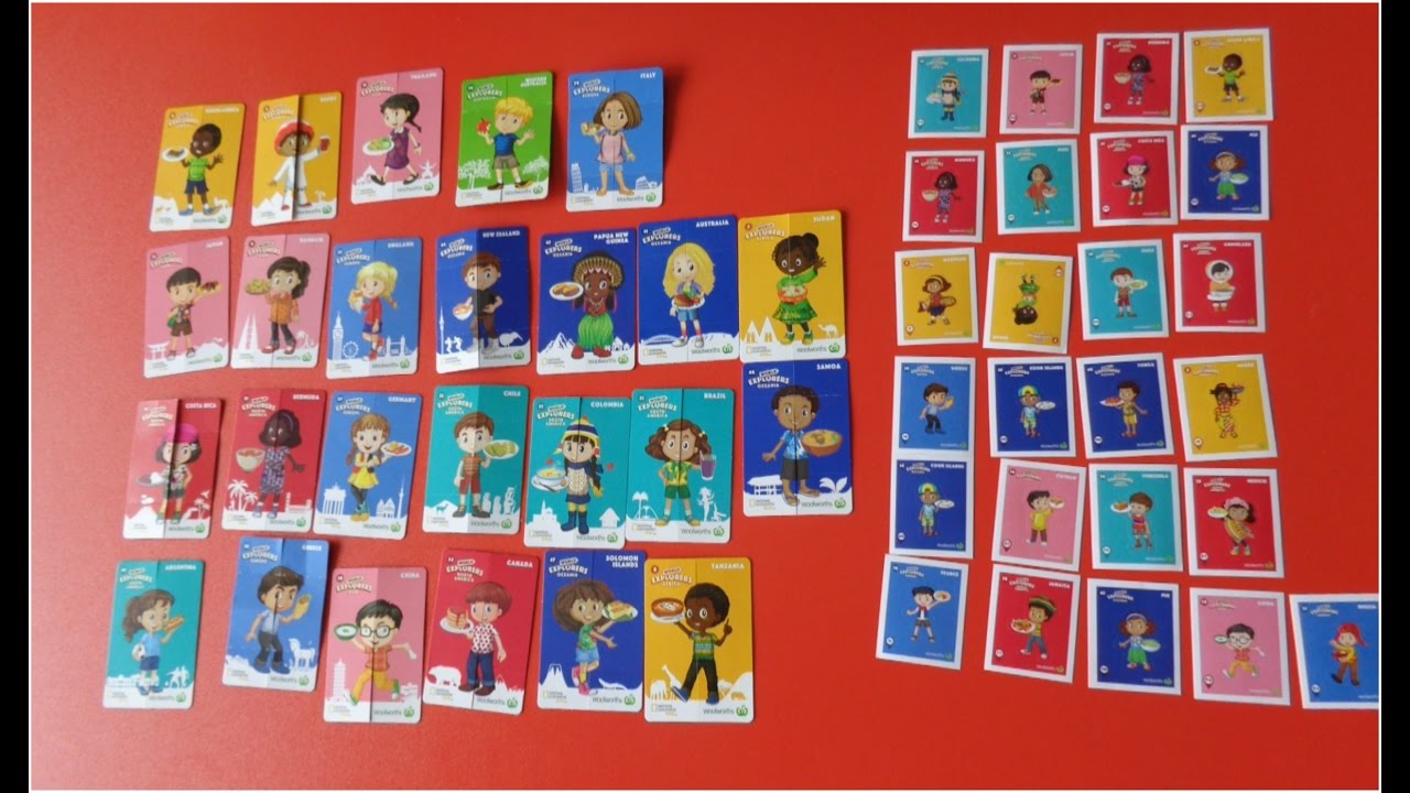 Woolworths World Explorers Opening 2 - Flip Cards and Stickers for kids ...