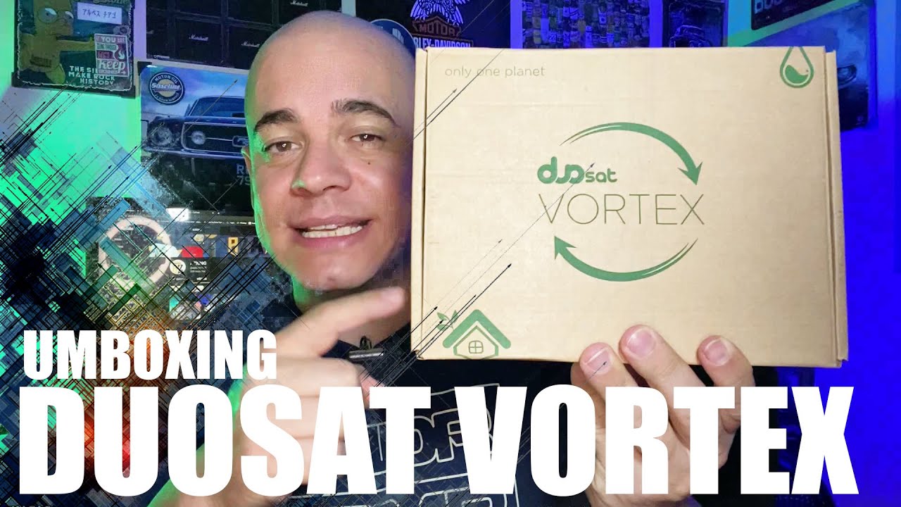 DUOSAT VORTEX RECEPTOR DIGITAL VIA SATELITE UMBOXING - YouTube
