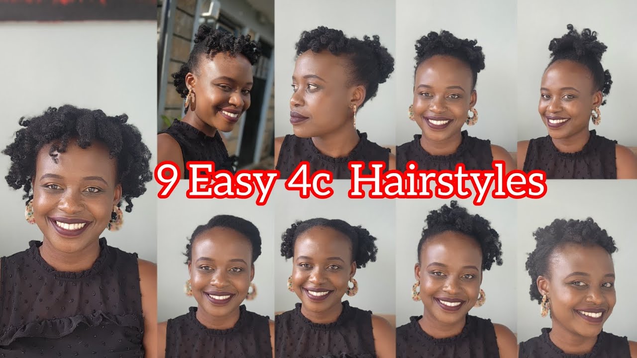 How to Style Bantu Knots on 4C Hair |Natural Hair - YouTube
