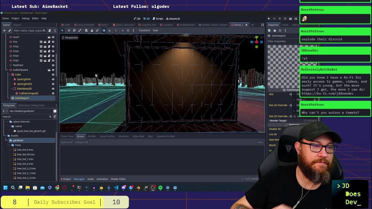 💻🔥Godot Game Dev with Bears and Fires and Scares! | !kofi🔥💻 - YouTube