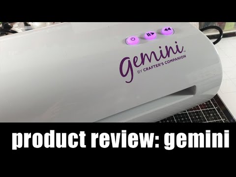 Product review: Gemini die cutting machine - YouTube