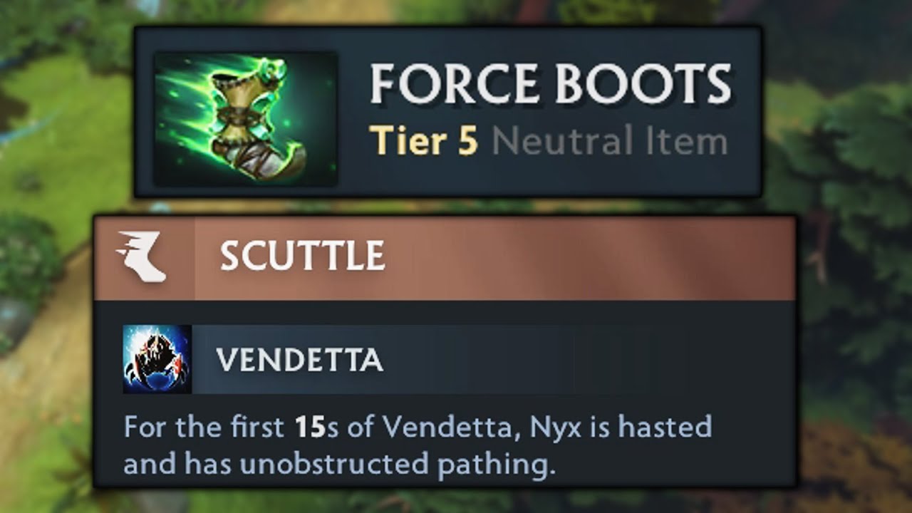 Force Boots + Scuttle Dota 2 - YouTube