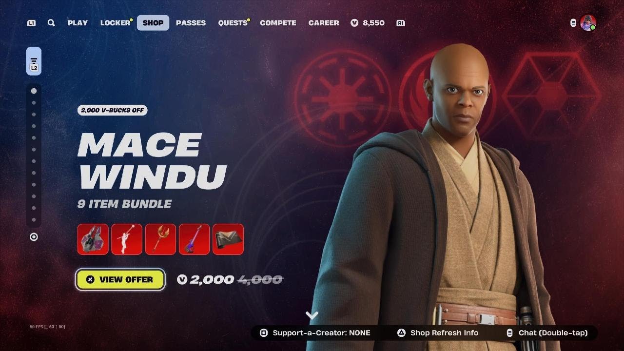 *NEW* Mace Windu skin + Snowblazer skin (5/9/25) - YouTube