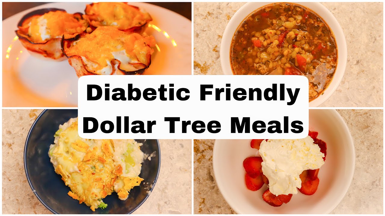Making Diabetic Friendly Dollar Tree Meals! | Low Carb Budget Friendly ...