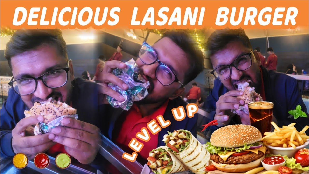 Dining in Lahore's famous Lasani Burger & Pizza Restaurant | Met with ...