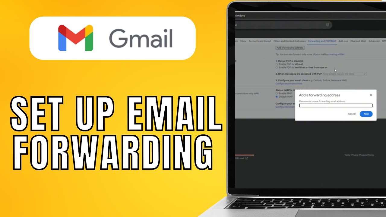 How To Setup Email Forwarding In Gmail (2024) Quick Guide - YouTube
