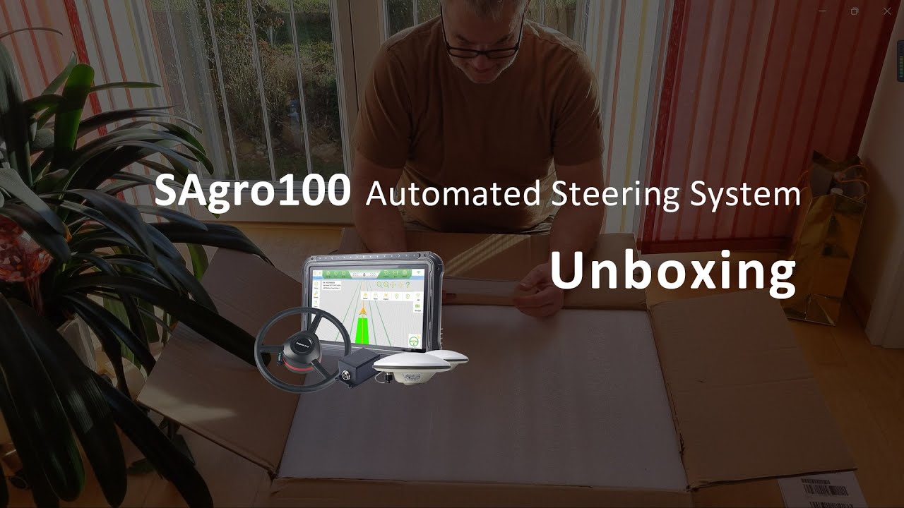 Unboxing of SingularXYZ SAgro100 Automated Steering System - YouTube