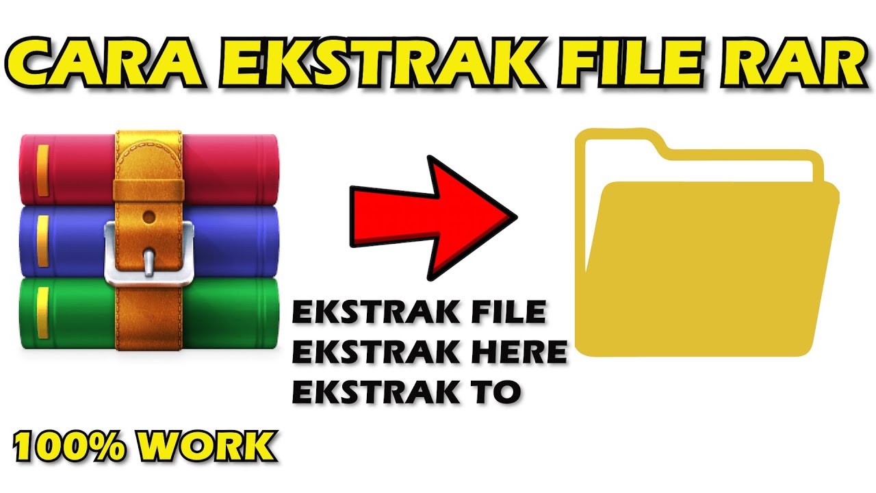 Cara Ekstrak File RAR menjadi File Biasa dengan Cepat dan Mudah - YouTube
