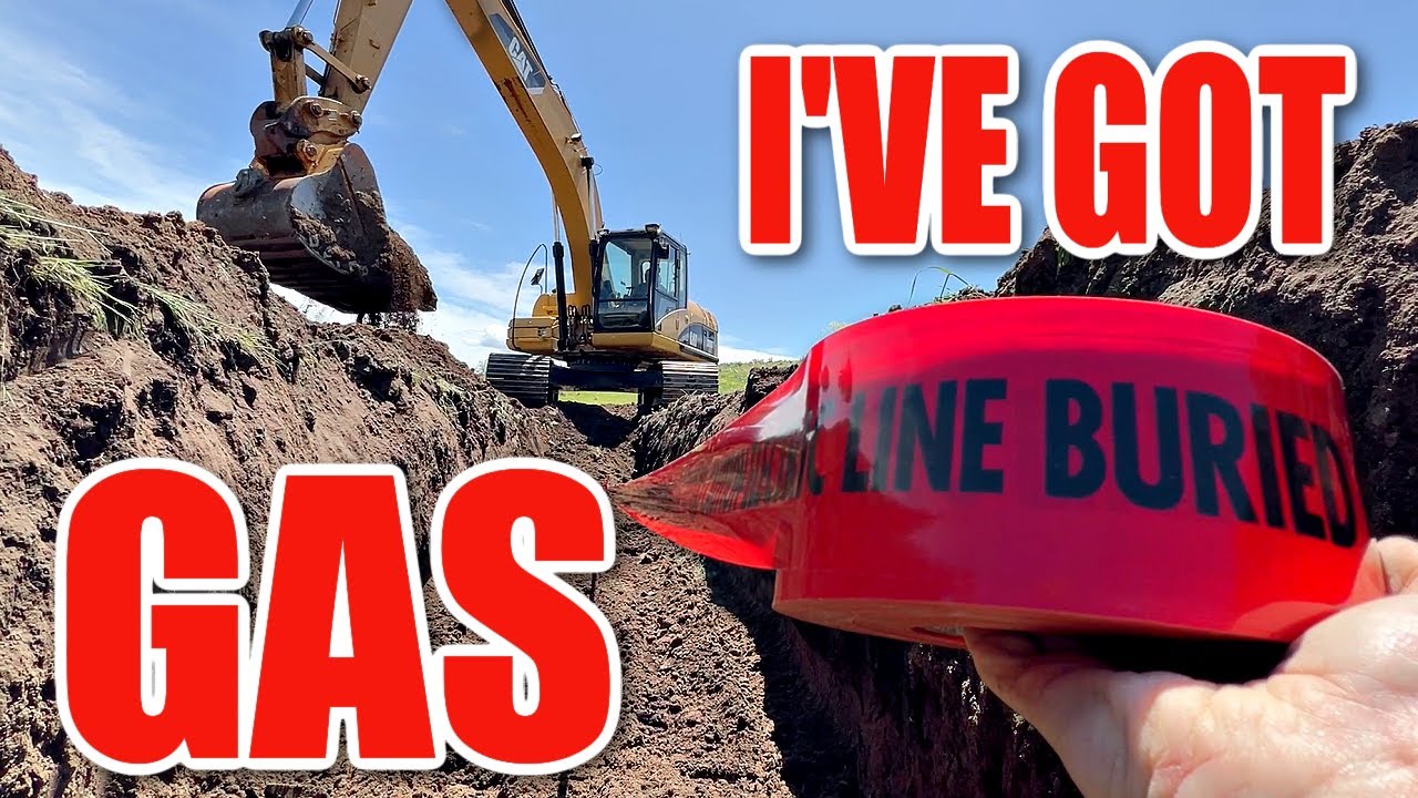 Installing an off Grid Gas Line - YouTube