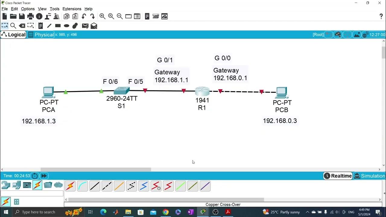 Configuring basic router settings with IOS CLI - YouTube