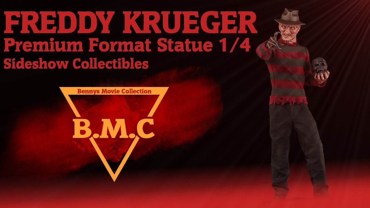 Freddy Krueger Premium Format Statue 1/4 Sideshow Collectibles - YouTube