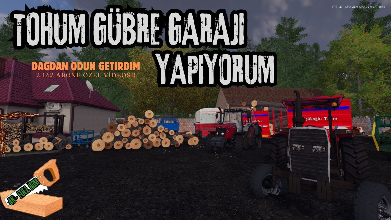 DAGDAN CIFT TRAKTOR TOMRUK GETIRDIM | GARAJ YAPIYORUM | GÜBRE VE ...