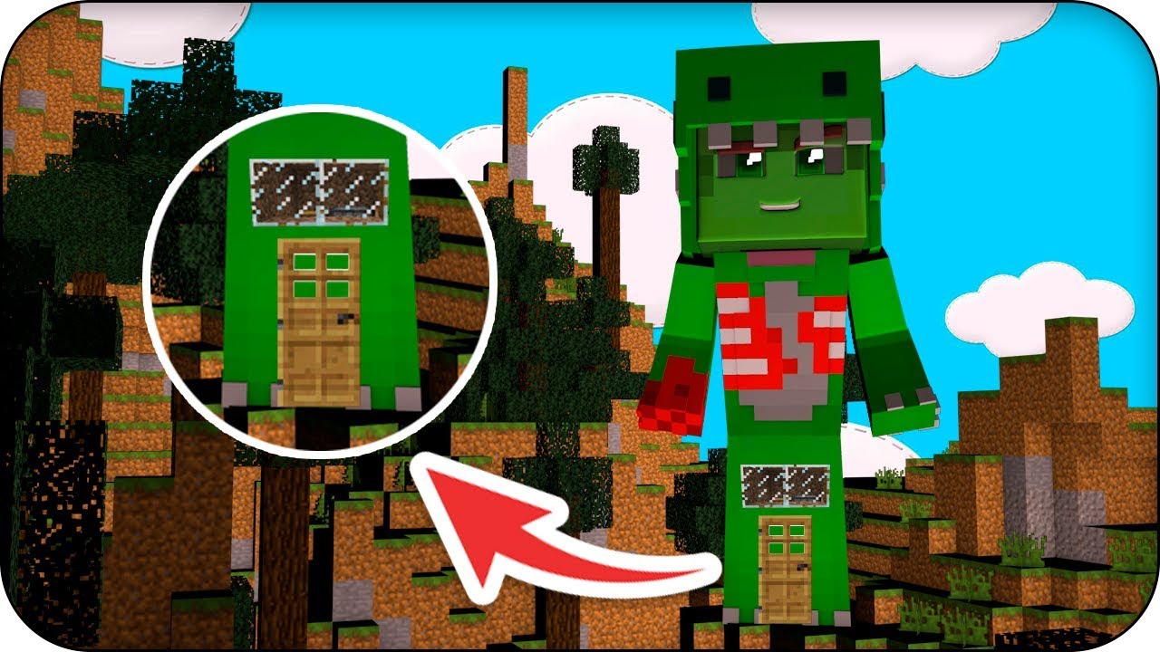 COMO VIVIR DENTRO DE UNA CASA BEBE MILO ZOMBIE 😀 MINECRAFT ROLEPLAY WHO ...