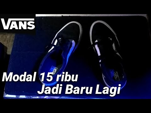 Cara Menghitamkan Sepatu Yang Pudar || Vans Shoes - YouTube