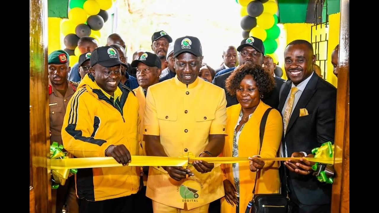 President Ruto Officially opens UDA office in Nyeri County, 9th ...
