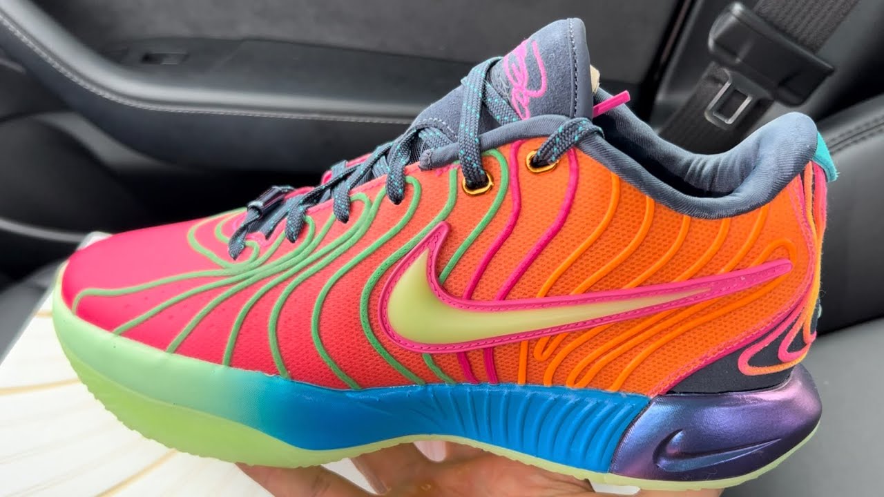 Nike LeBron 21 Optimism Multicolor Basketball Shoes - YouTube