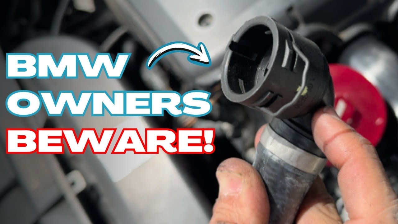 How To Replace Upper Radiator to Heater Core Coolant Hose | BMW E90 E92 ...