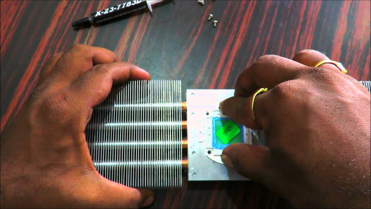 How to apply Thermal Paste on High Power LED MP4 DIY Projector India ...
