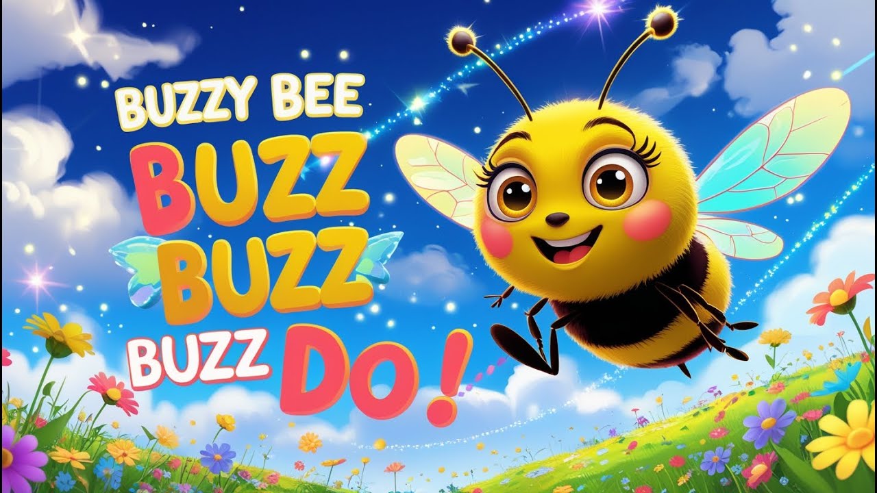 Buzzy Bee Buzz Buzz Doo | Fun Nursery Rhymes Songs for Kids & Learning ...