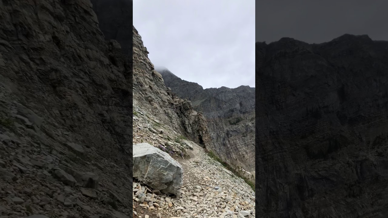 Crypt Lake Trail Tunnel Section - YouTube