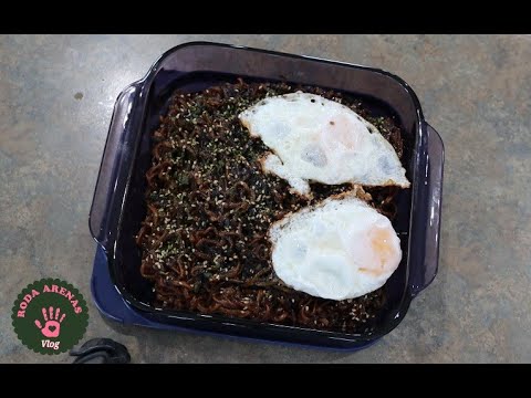 How I cook jjangjang ramen noodles | Instant Noodles | Black Bean ...