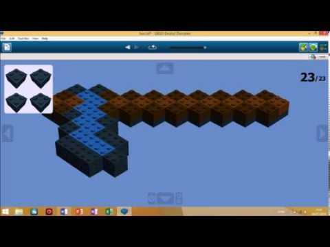 lego minecraft hoe tutorial - YouTube