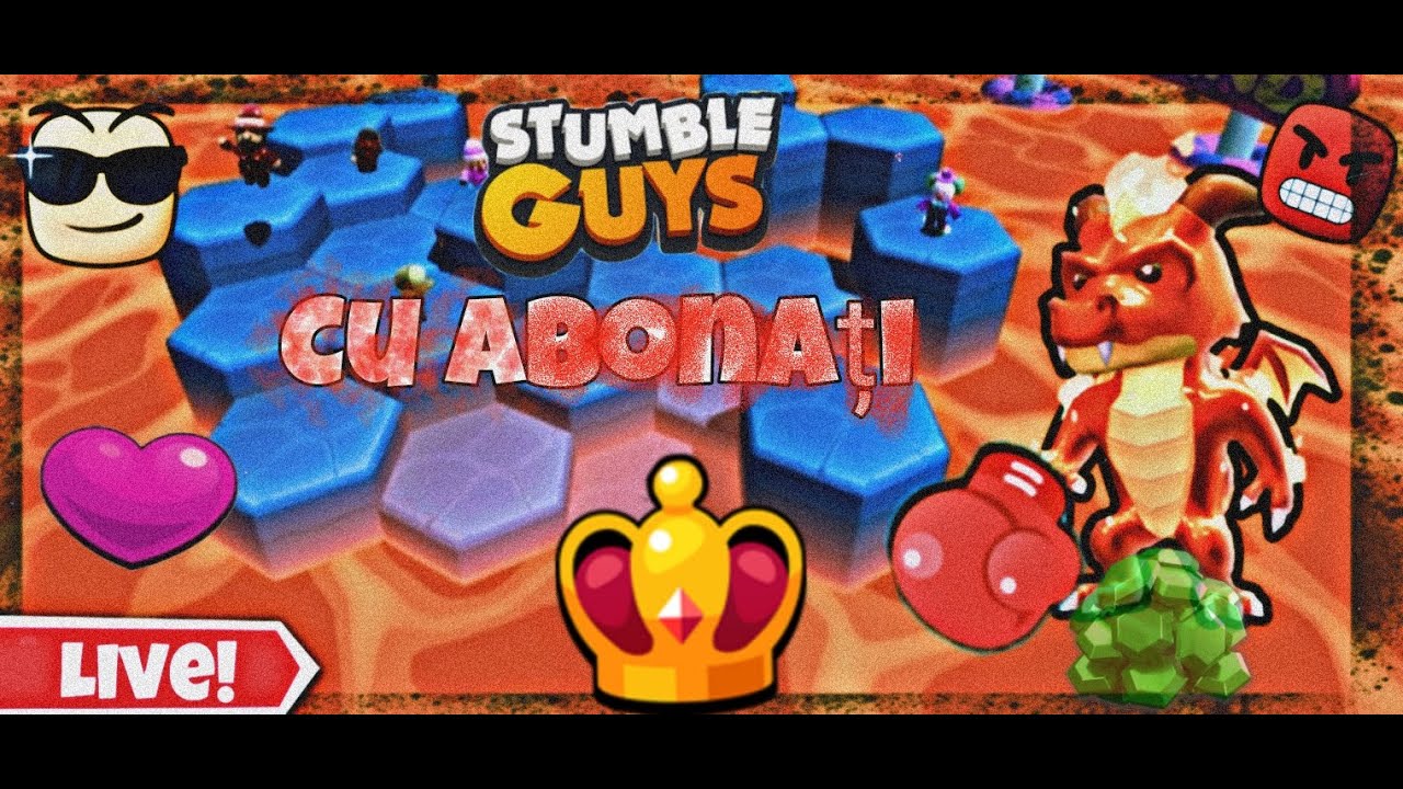🔴[LIVE Stumble Guys Custom Cu Abonatii!!! - YouTube