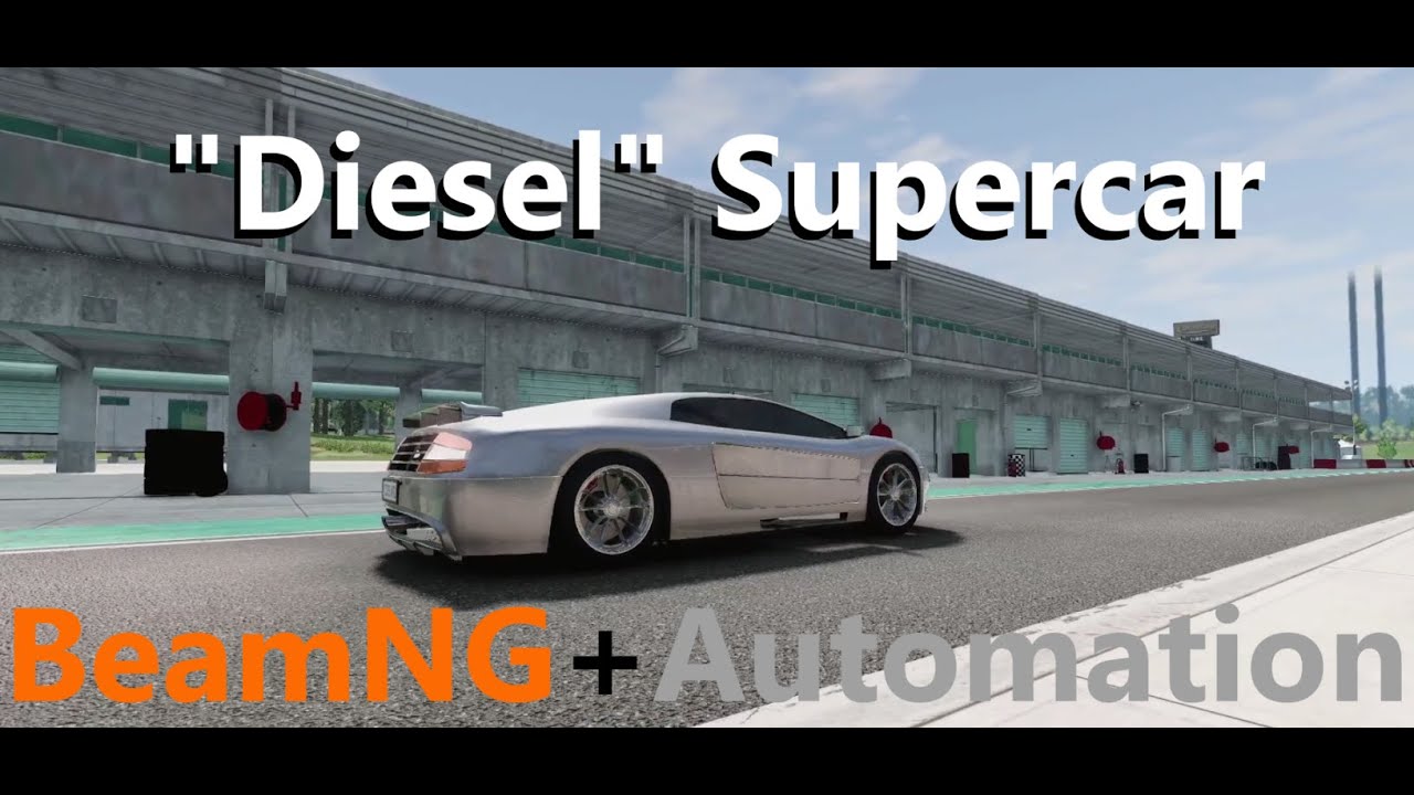 Making a "Diesel" Supercar | BeamNG + Automation - YouTube