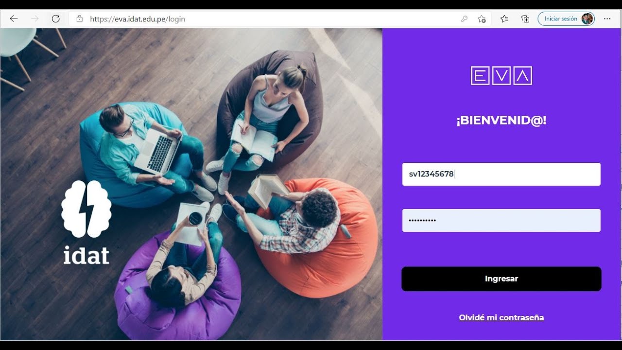 Eva plataforma idat - YouTube