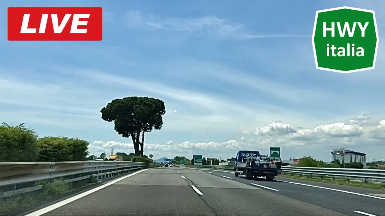 ITALY live Driving | Italian highways | Autostrade italiane - YouTube