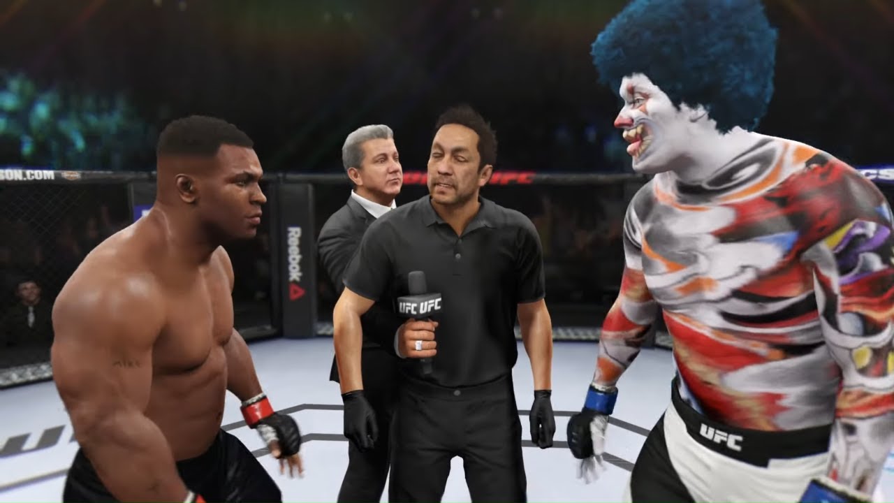 Mike Tyson vs. Creepy Clown - EA Sports UFC 2 - Boxing Stars - YouTube