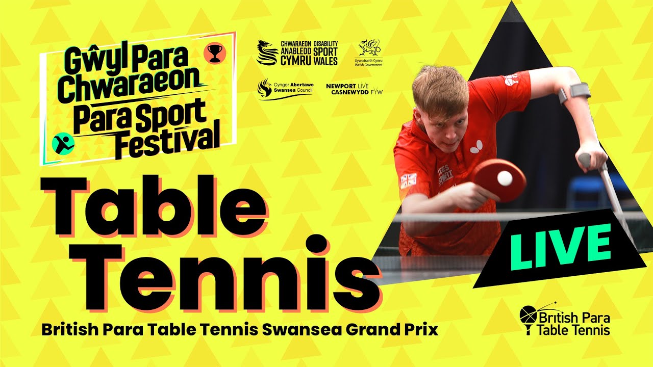 British Para Table Tennis Swansea Grand Prix Day 1 - 12th July - Para ...