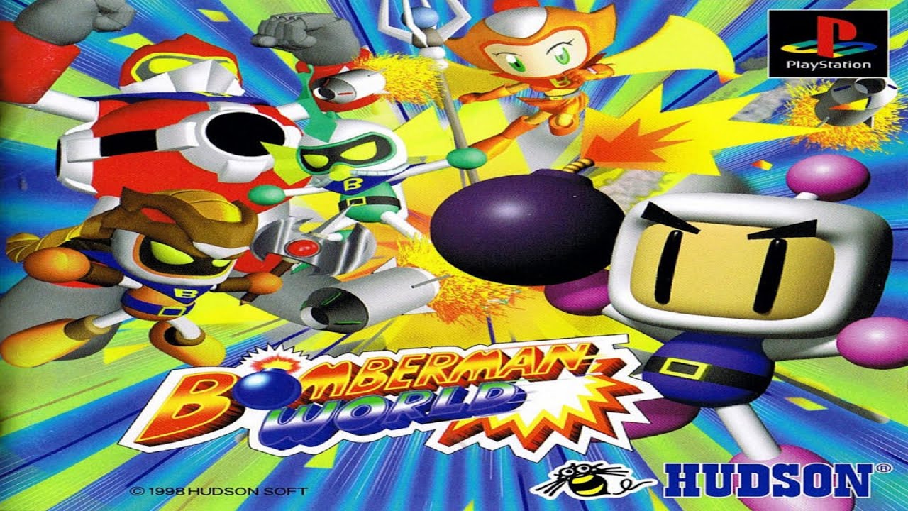 TAP (PS) BomberMan World (Story Mode) No Damage on enemies or fire ...