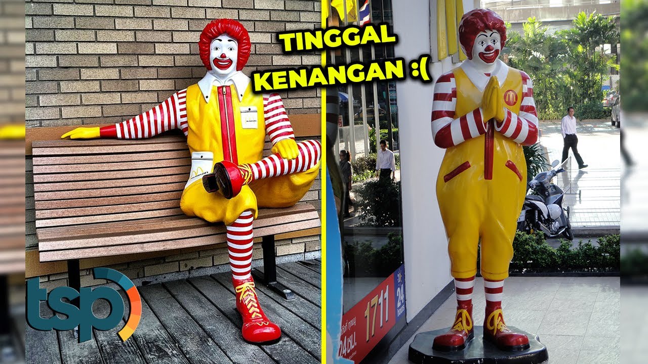 Inilah Jawaban Mengapa Patung Ronald McDonald's Sudah Tidak Ada Lagi di ...