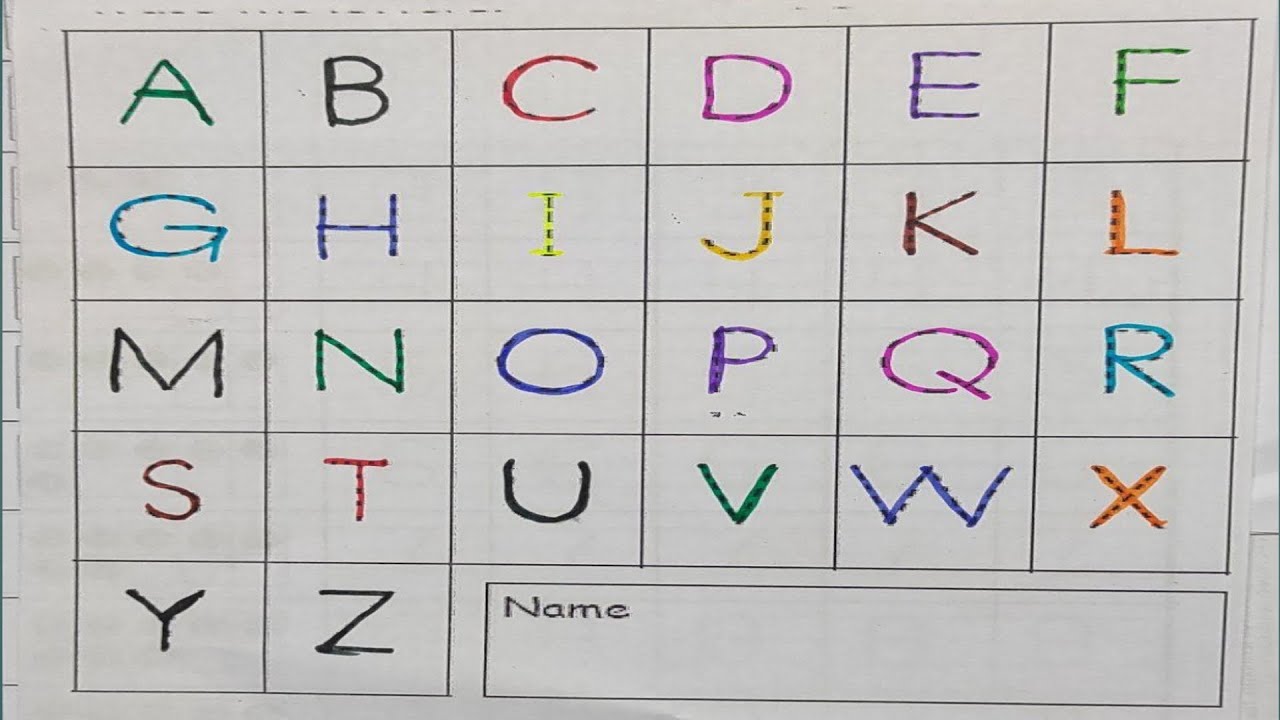 Abcd ||#abcd ||Nursery kids tv || #abcdwriting ||kids study - YouTube