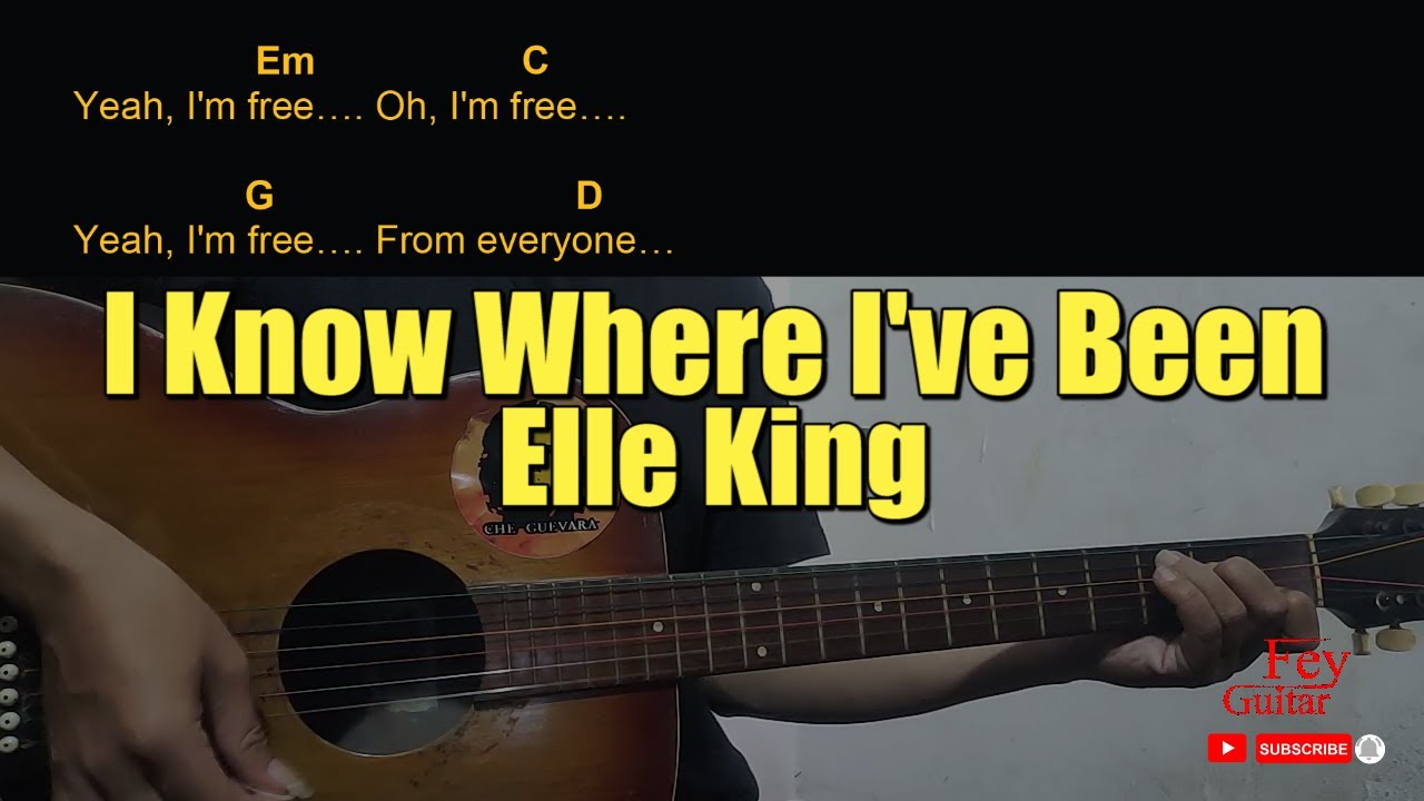 Elle King - I Know Where I've Been Guitar - YouTube