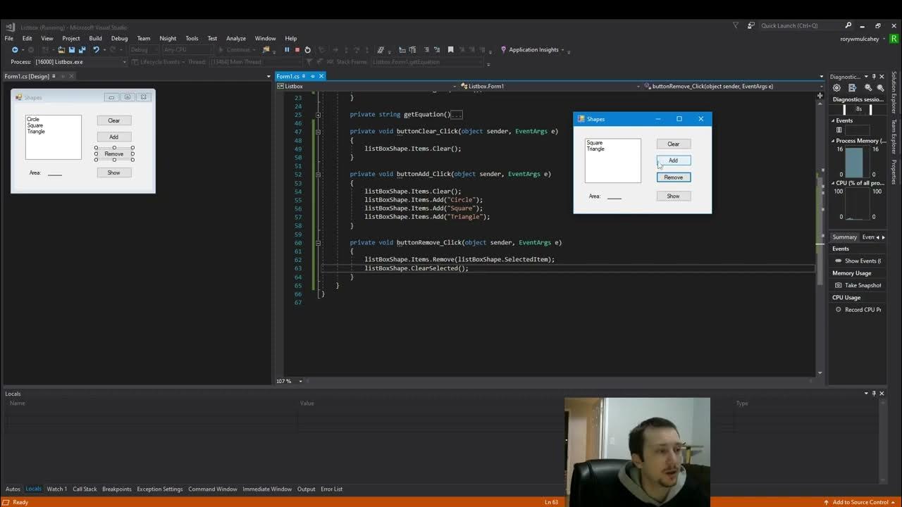 Using a Listbox Control in more detail - YouTube