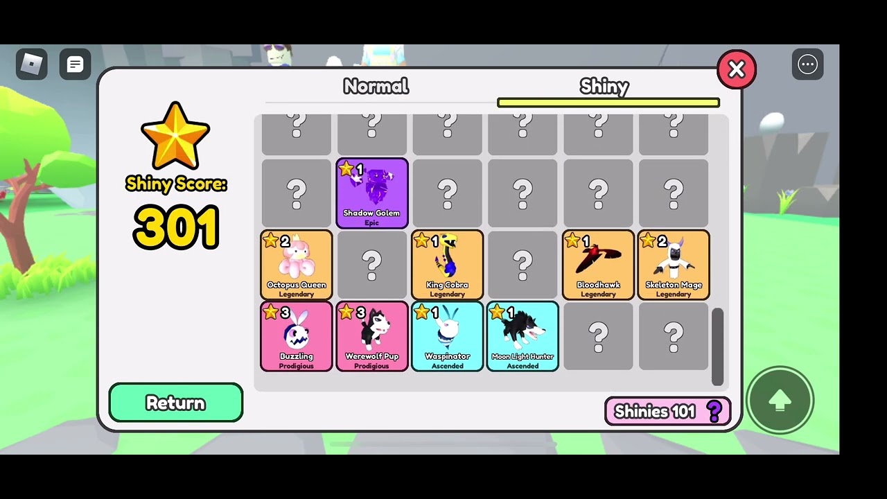 Roblox Collect All Pets best shiny team?? (Top Player) - YouTube