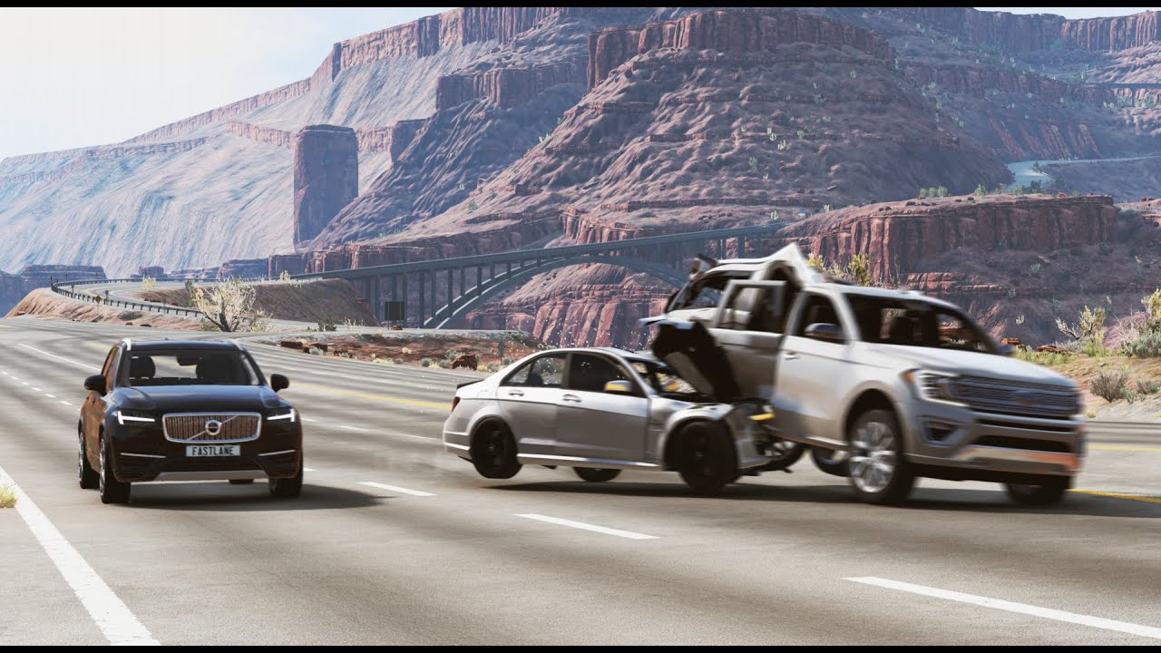 Mercedes C63 AMG Crash - YouTube